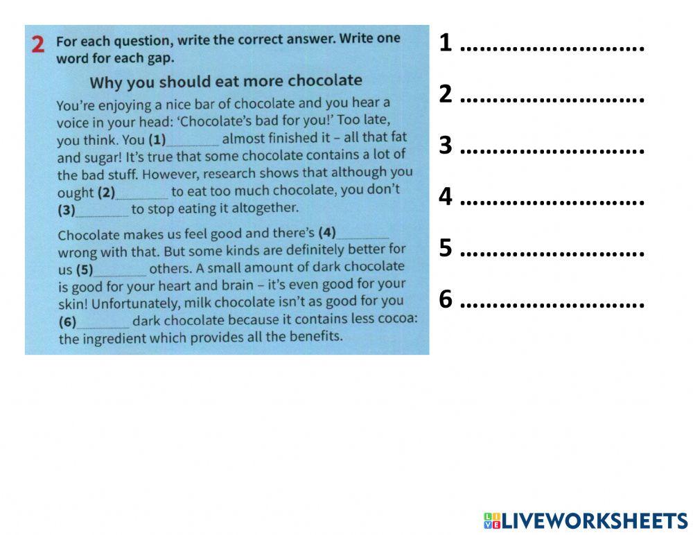 B1.2 test 1 worksheet | Live Worksheets