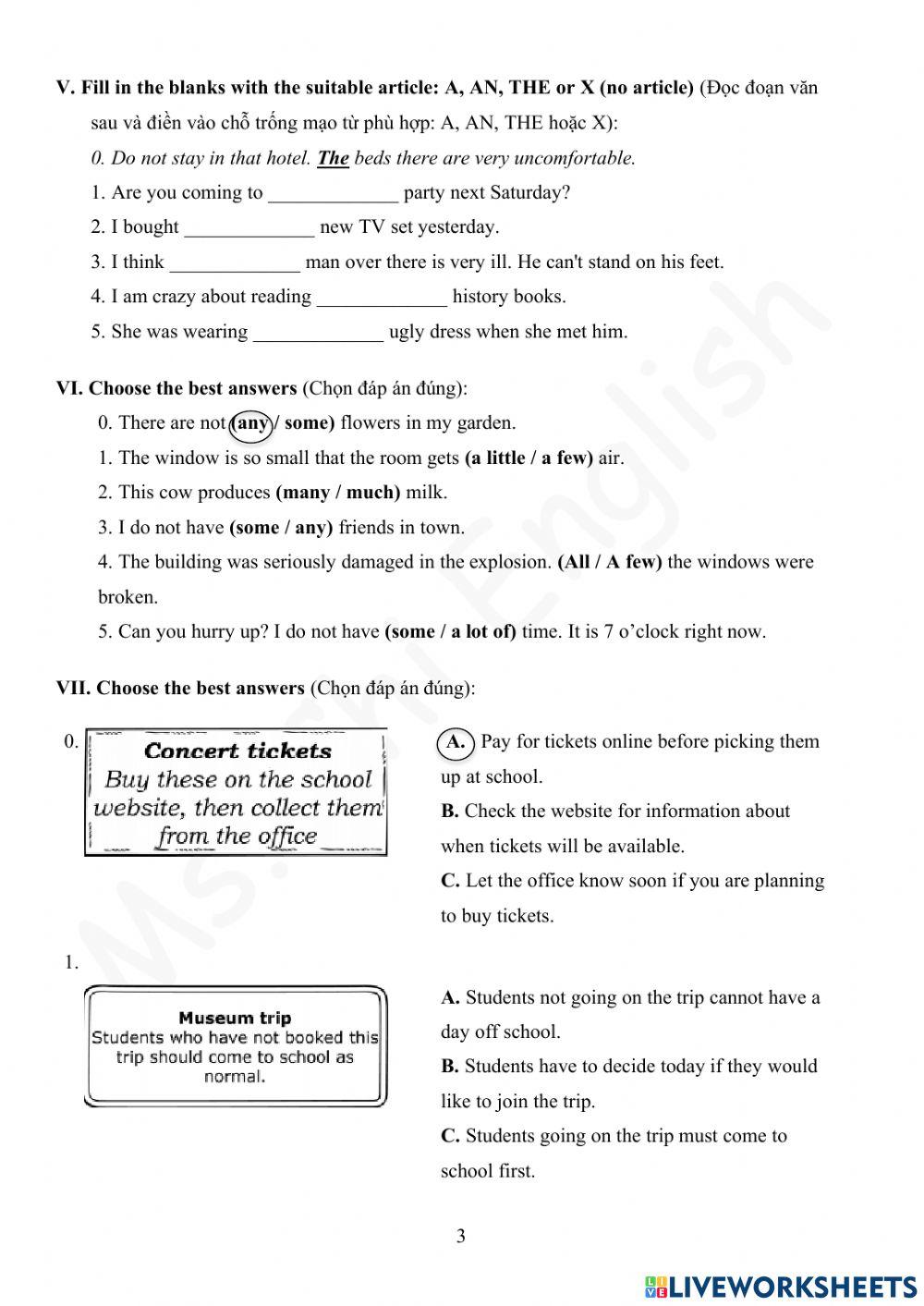 13.12.21-Gold-A2+-Unit1+2-Revision worksheet | Live Worksheets