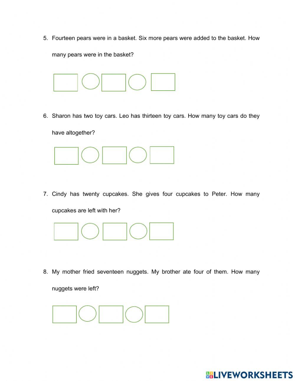 P1 test 2 worksheet | Live Worksheets