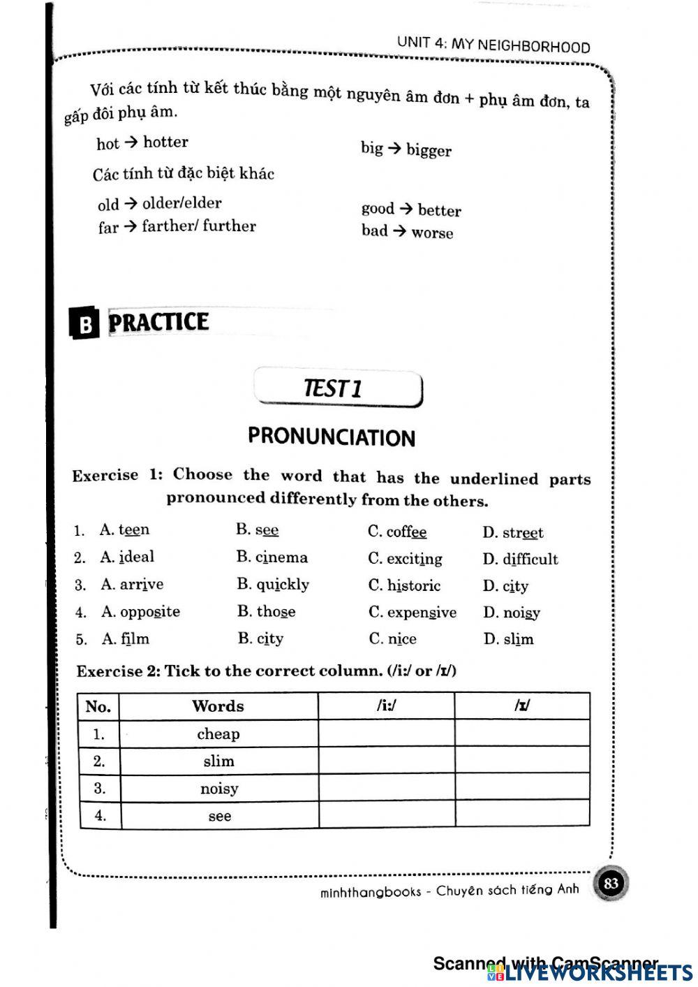 Grade 6 - U4 (BTTN) 1720407 | duongkhanhlinh | Live