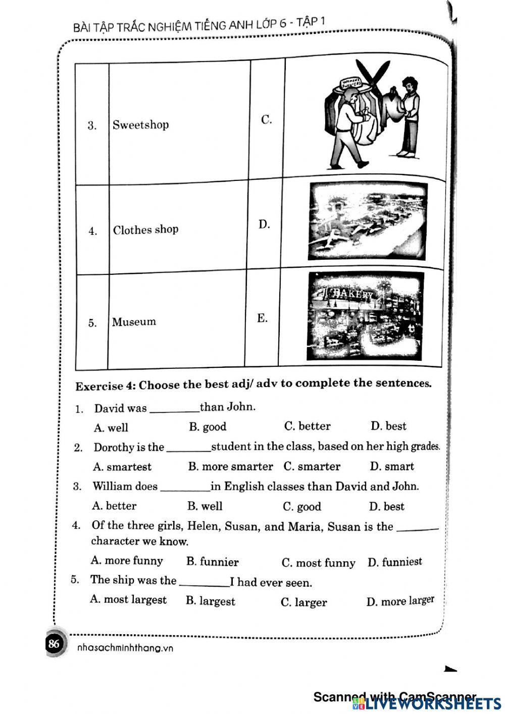 Grade 6 - U4 (BTTN) worksheet | Live Worksheets