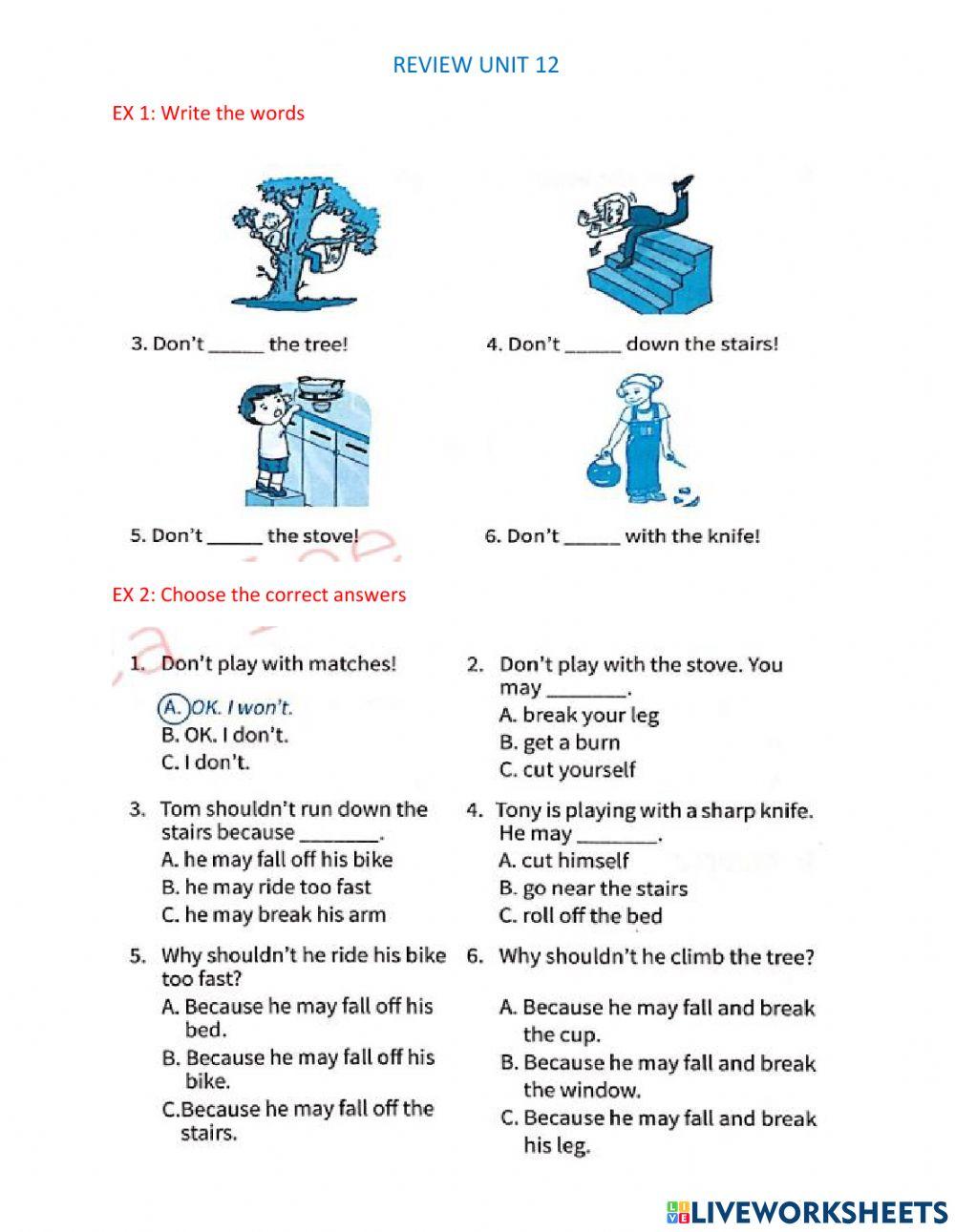 Accident | Free Interactive Worksheets | 1720813