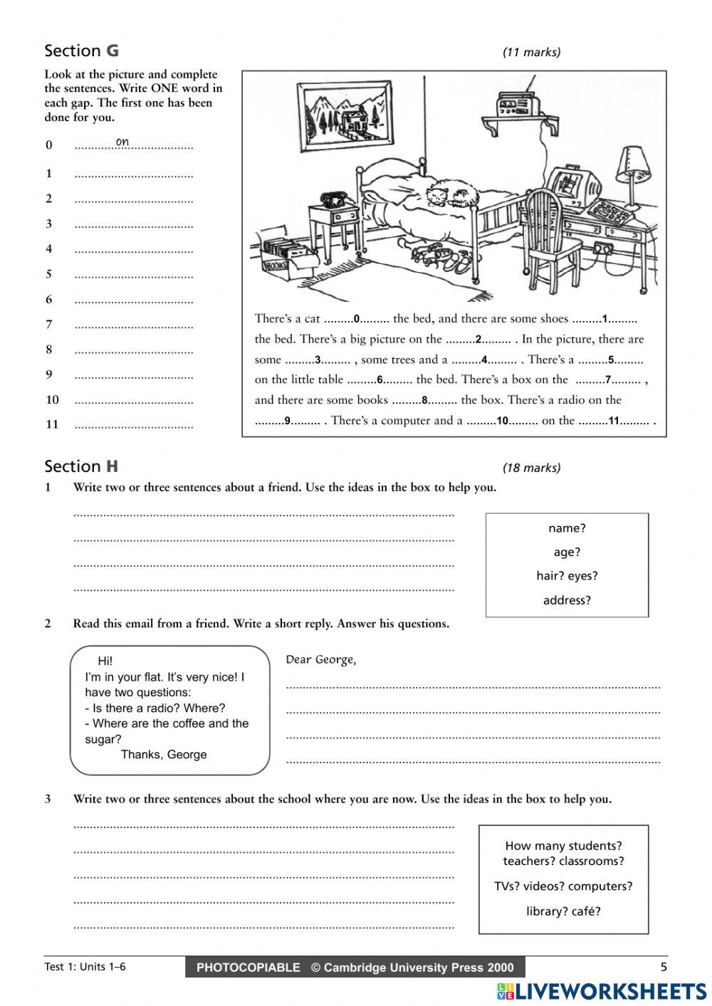 Answer exercise for M3 | Live Worksheets