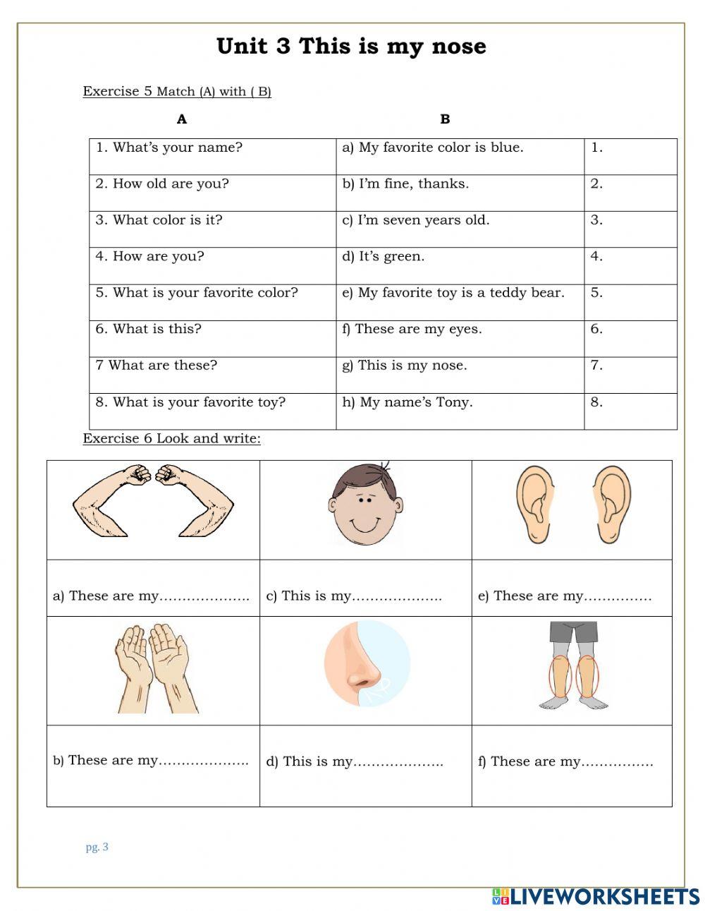Practice Unit 3 - Grade 3 worksheet | Live Worksheets