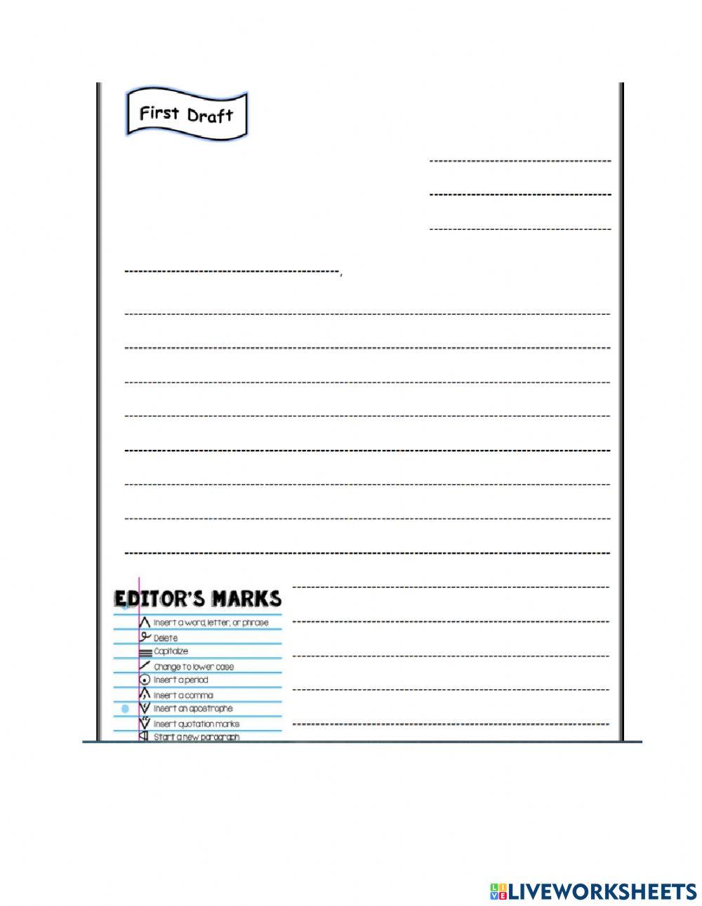 friendly letter worksheet online exercise for | Live Worksheets
