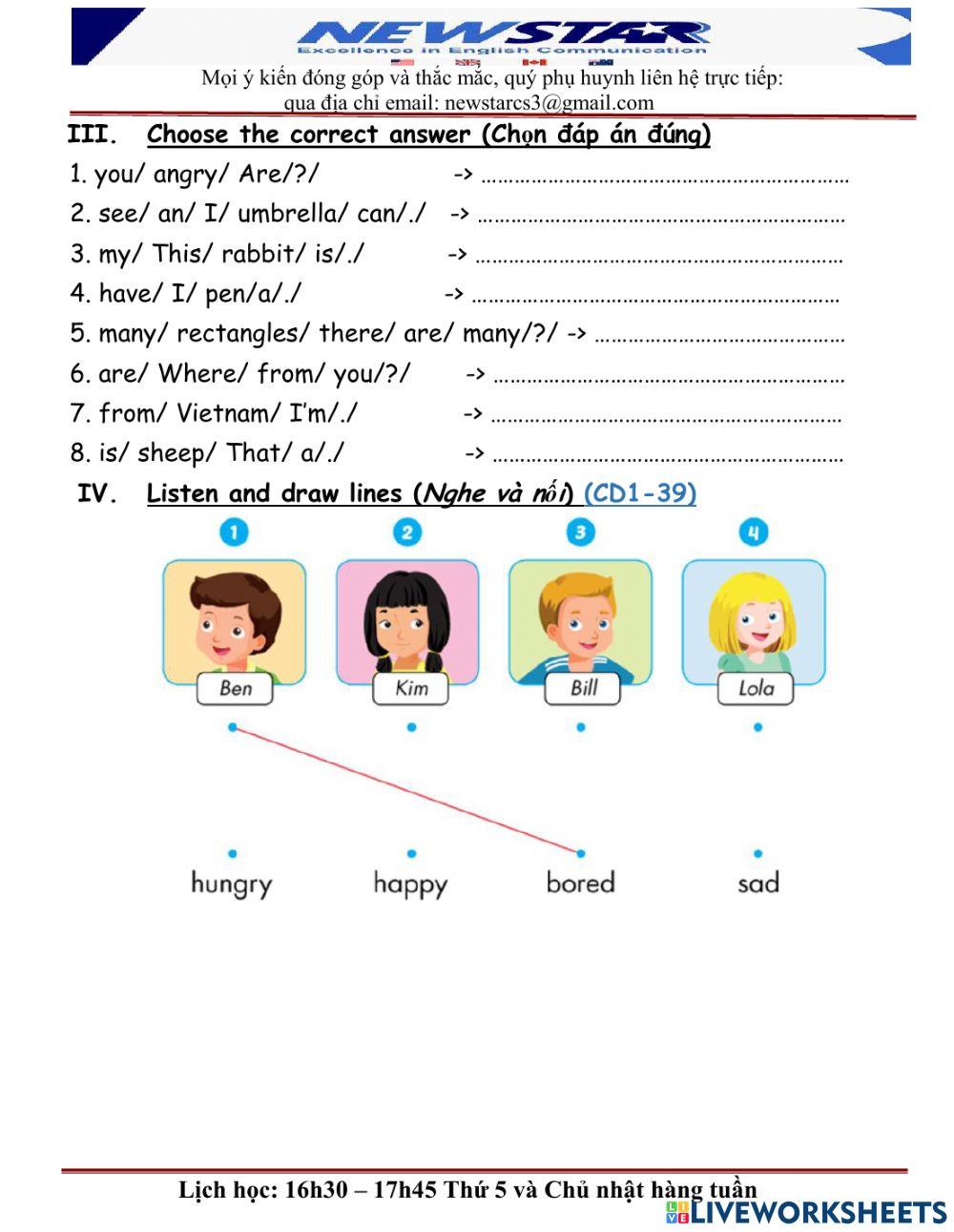 L7-homework-g2 1721830 | Thuy Linh | LiveWorksheets
