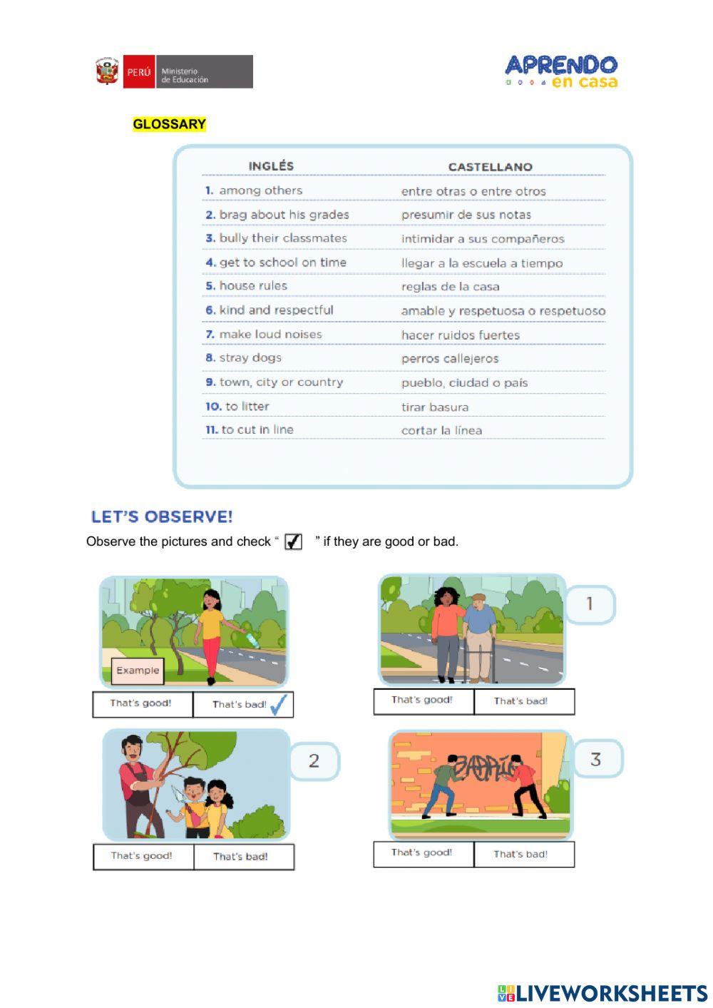 This is Peru! exercise for Level A1 | Live Worksheets