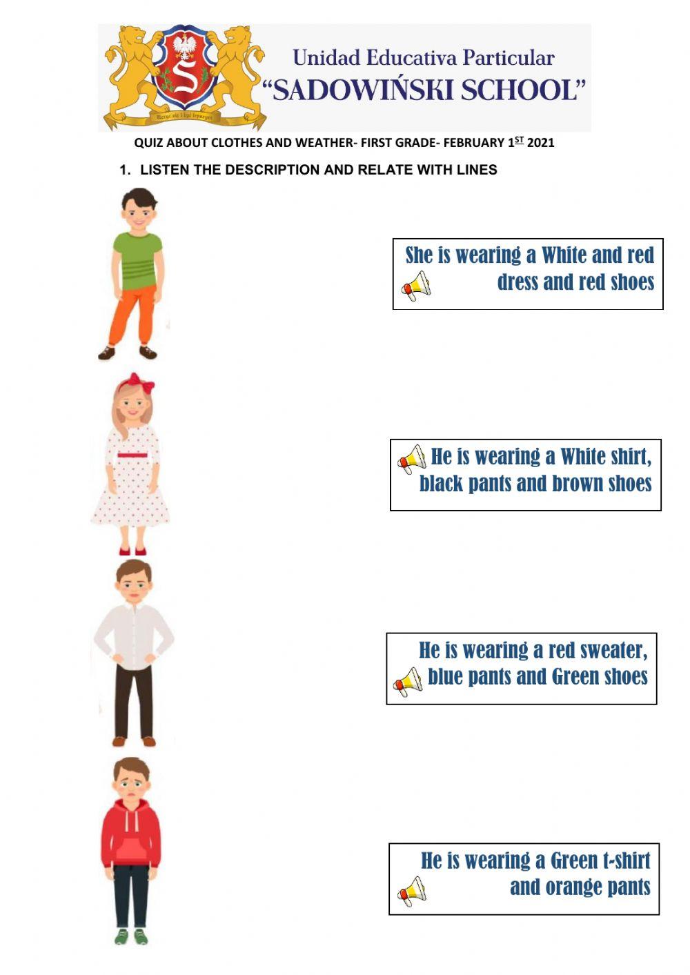 quiz first grade interactive worksheet | Live Worksheets