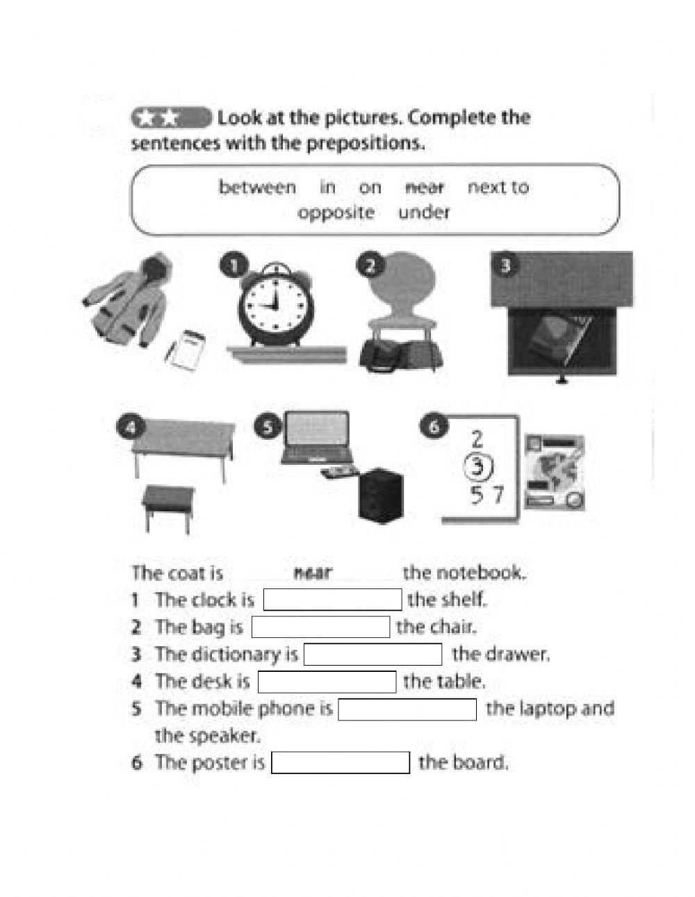 4818315 | English Plus 1 Year 5 Starter Unit Preposition
