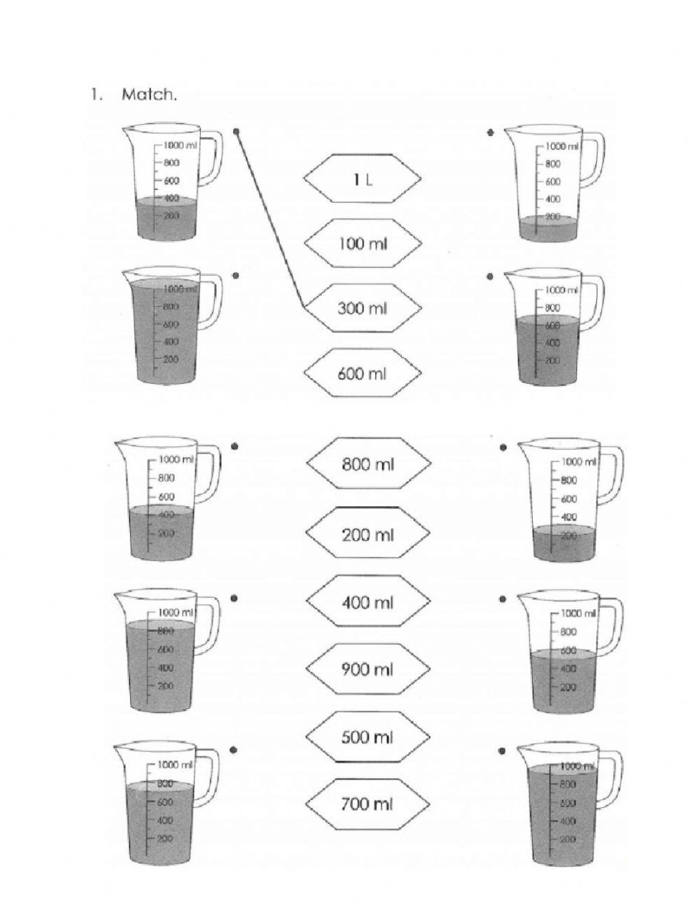 4675998 | Volume and capacity | Dimaa | LiveWorksheets