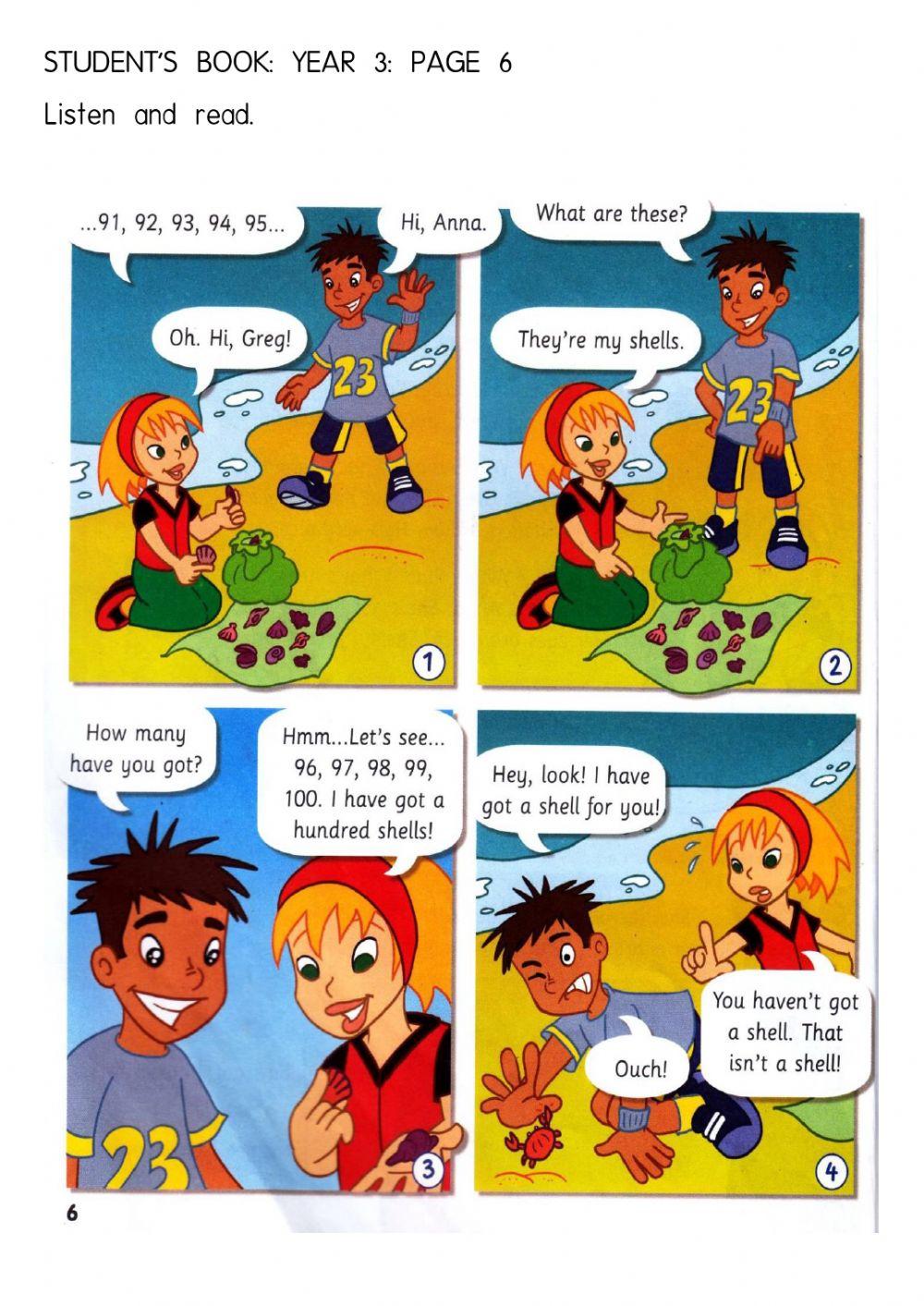 Yr 3 module 1 pg 6,7 worksheet | Live Worksheets