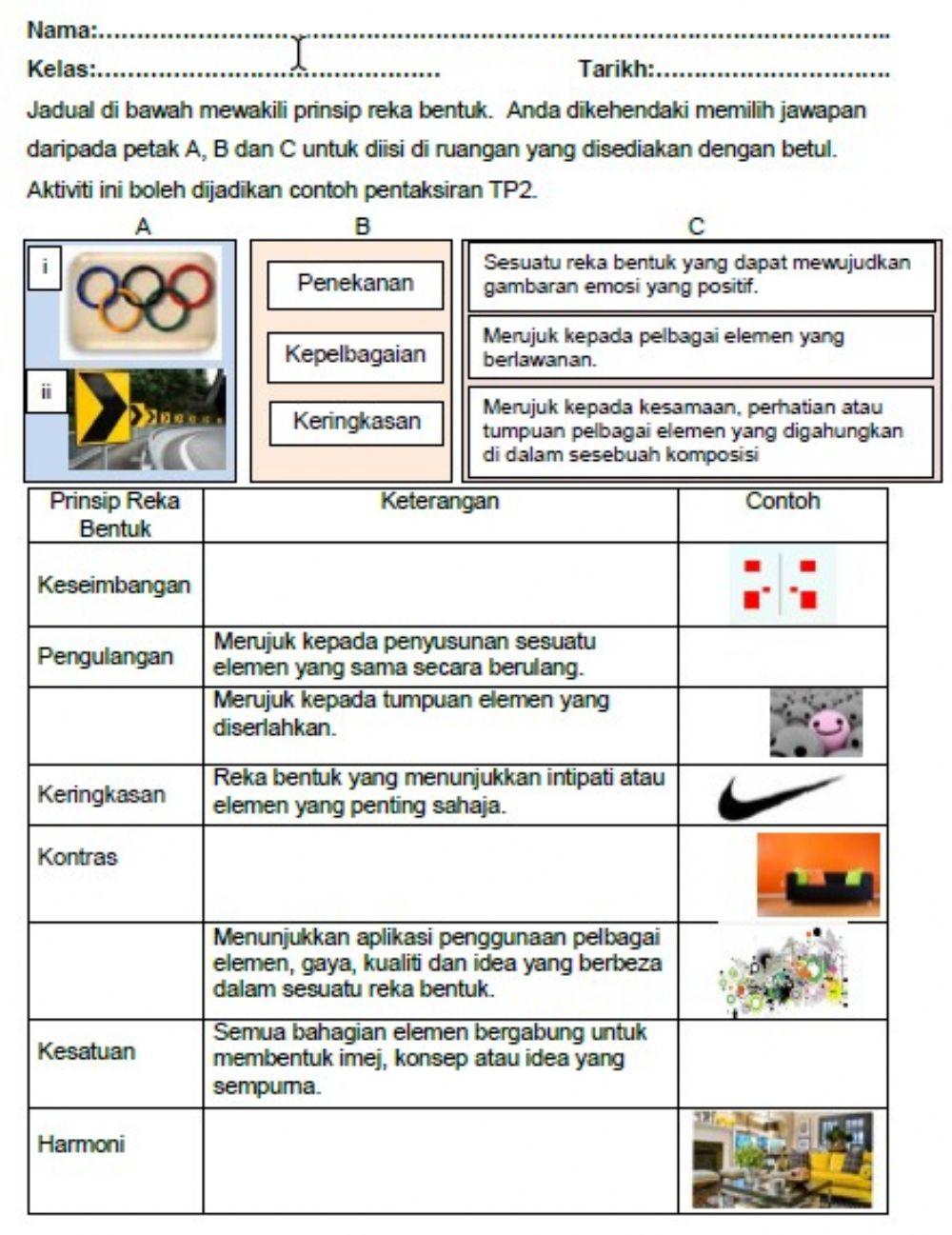 683676 | Prinsip rbt | cgkay | LiveWorksheets