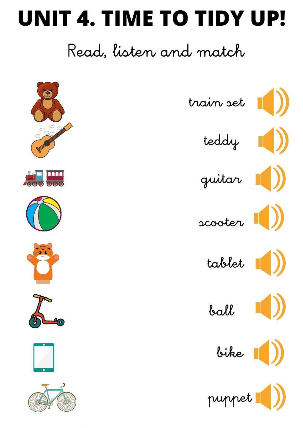 683745 | Time to tidy up | pakhie | LiveWorksheets