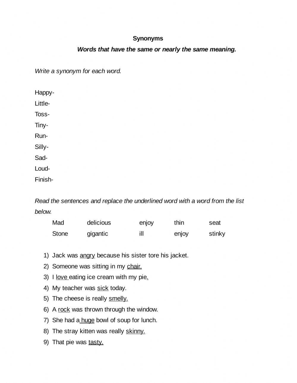 Synonyms For Happy Angry Sad Worksheet Live Worksheets 40 OFF synonyms-for-happy-angry-sad-worksheet-live-worksheets-40-off