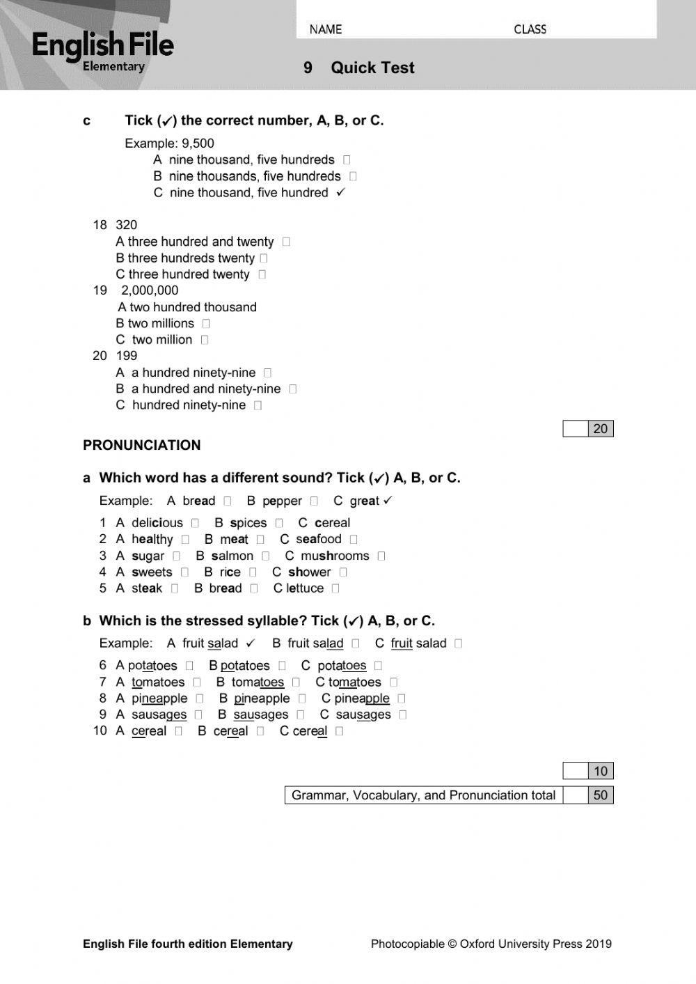 Elementary Quick test 9 6396130 | Ludmila_Gisca | Live