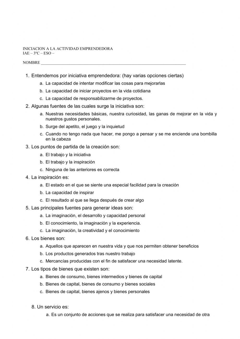 Iae - tema 1 684308 | grmarta | LiveWorksheets