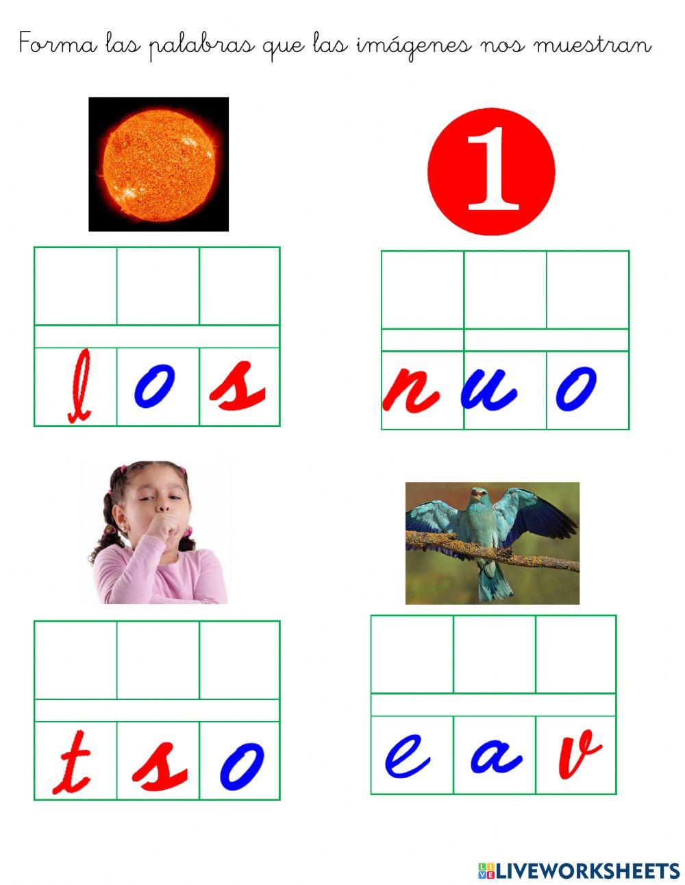 Abc worksheet for preescolar | Live Worksheets