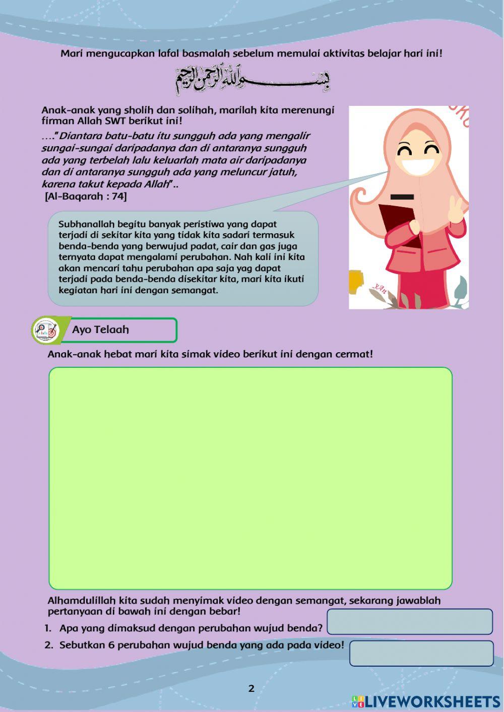 Lkpd ipa pbm 4 worksheet | Live Worksheets