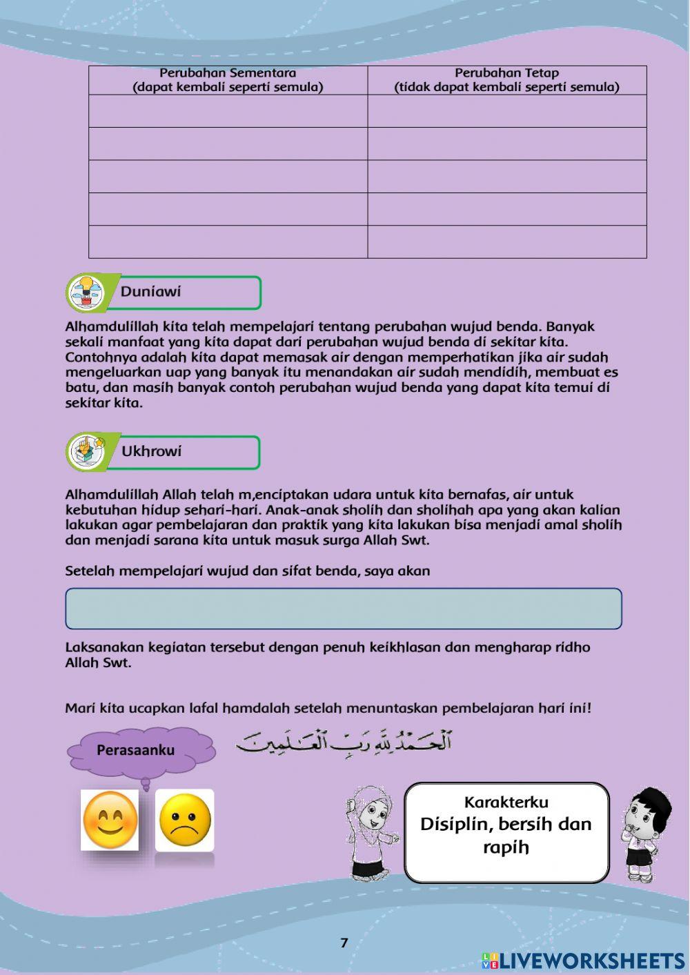 Lkpd ipa pbm 4 worksheet | Live Worksheets