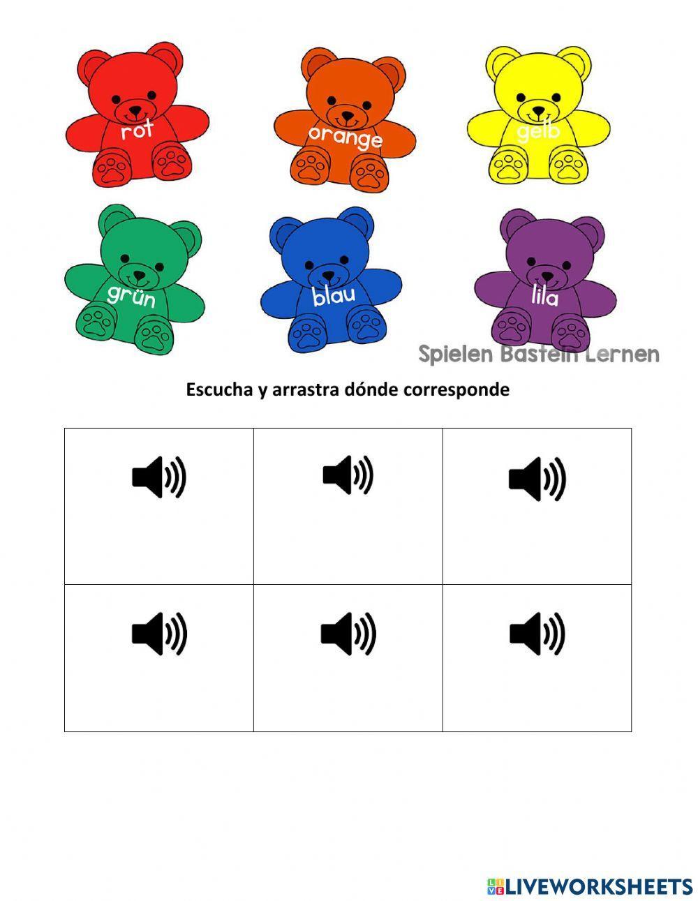 Farben | Free Interactive Worksheets | 713004