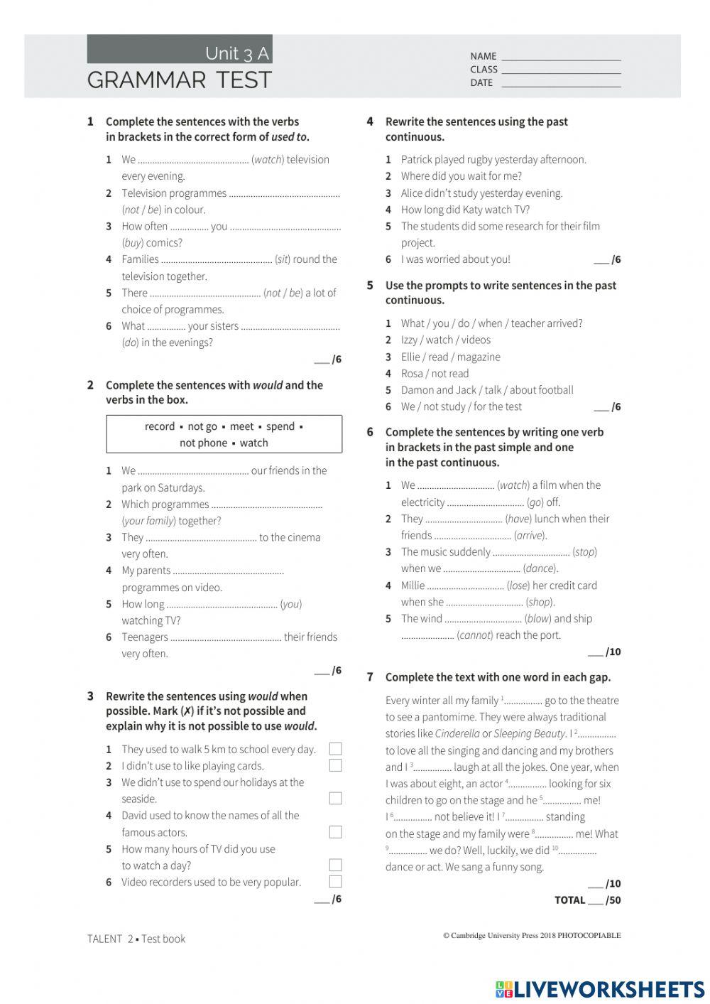 4727800 | unit 3 talent 2 test | wiktoria2424