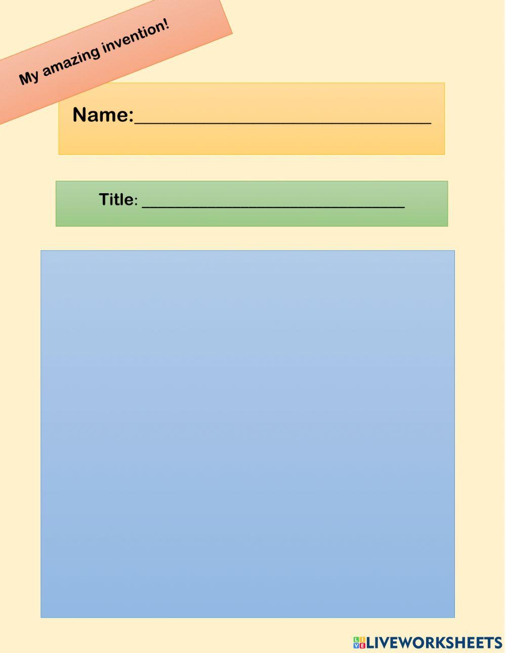 Writing exercise online exercise | Live Worksheets