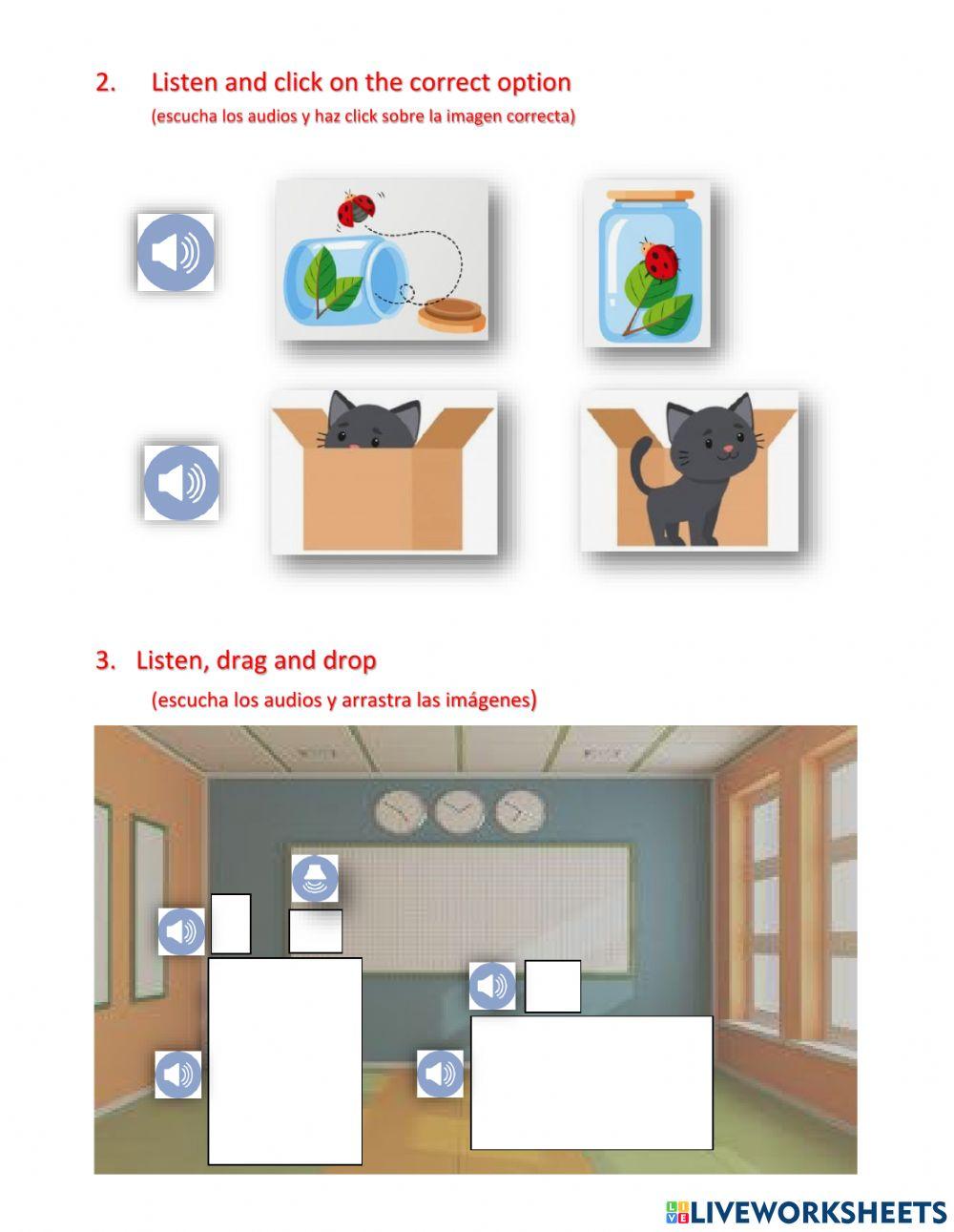 School and playground worksheet | Live Worksheets