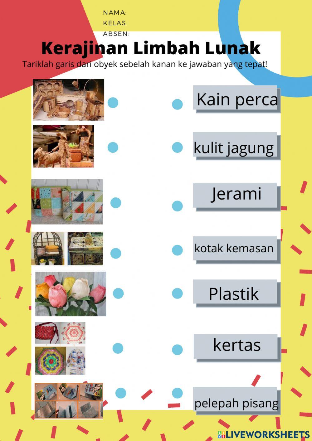 Tugas 2 Kerajinan Limbah Lunak 718578 | Pinggir | Live