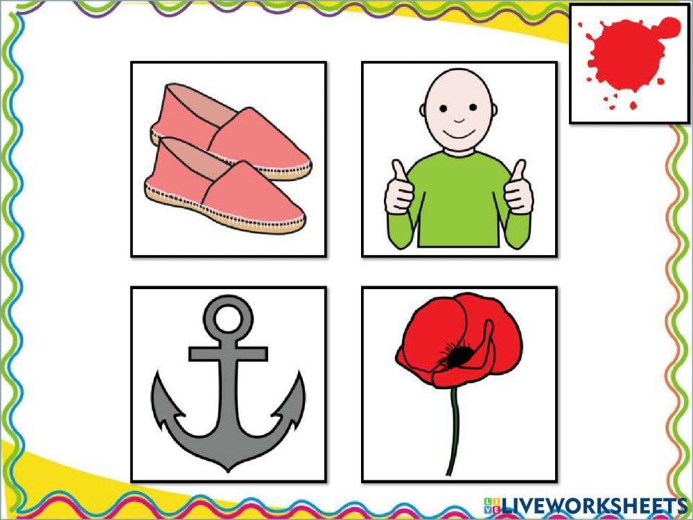 Color rojo 718927 | Angie_AL | Live Worksheets