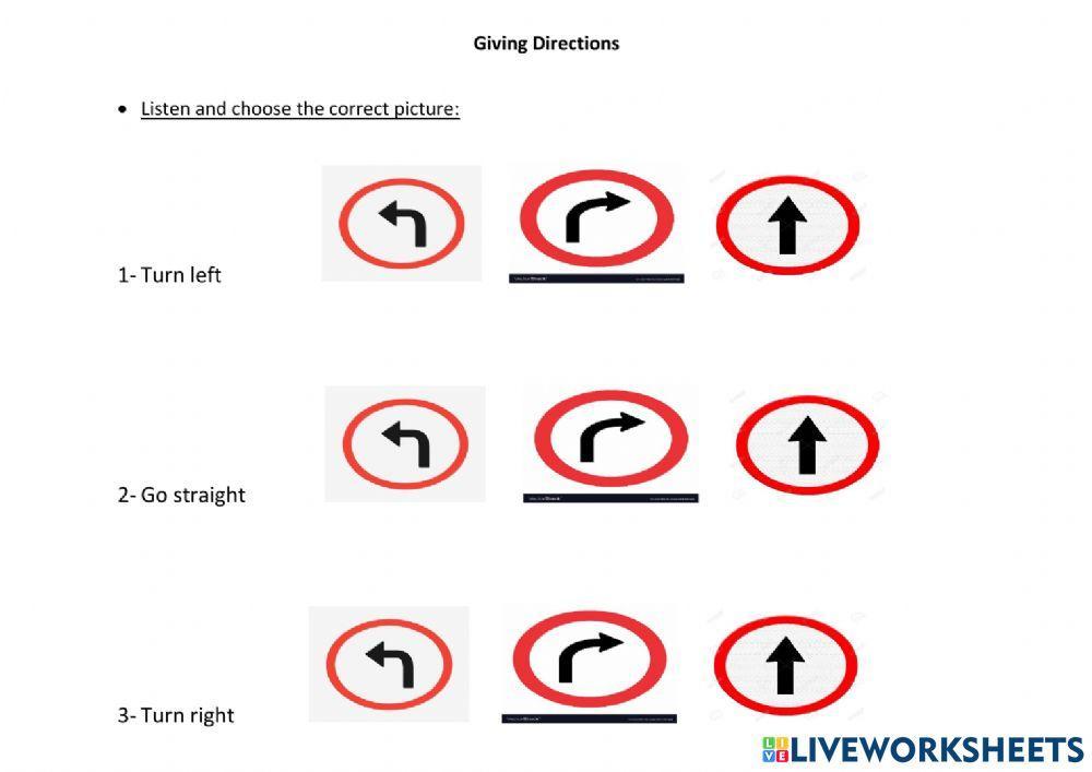 Turn Left Turn Right