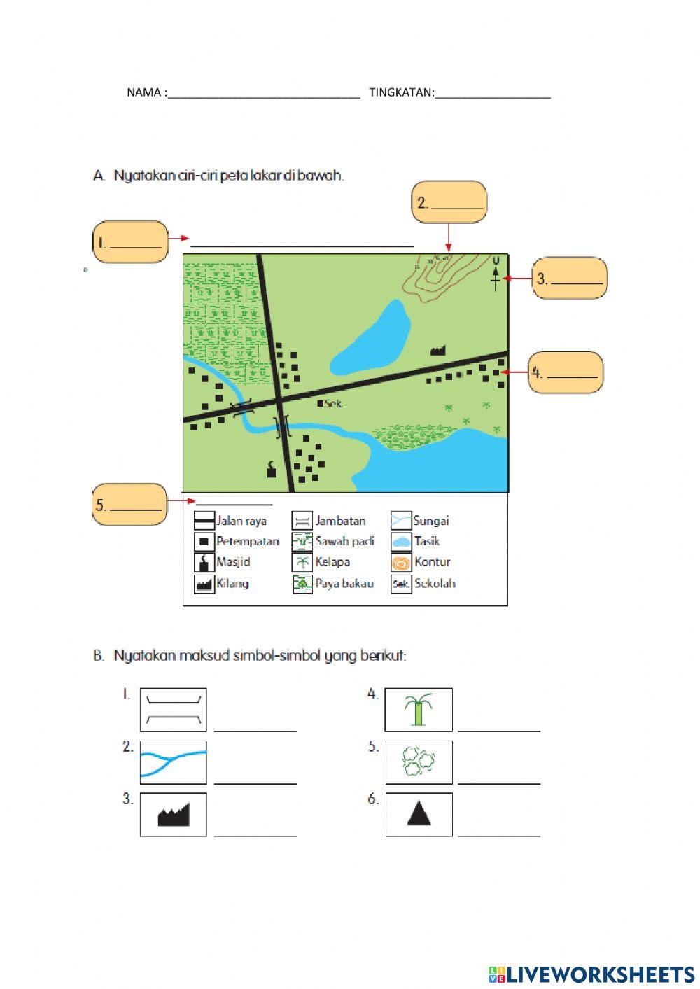 peta lakar 1 online exercise for | Live Worksheets