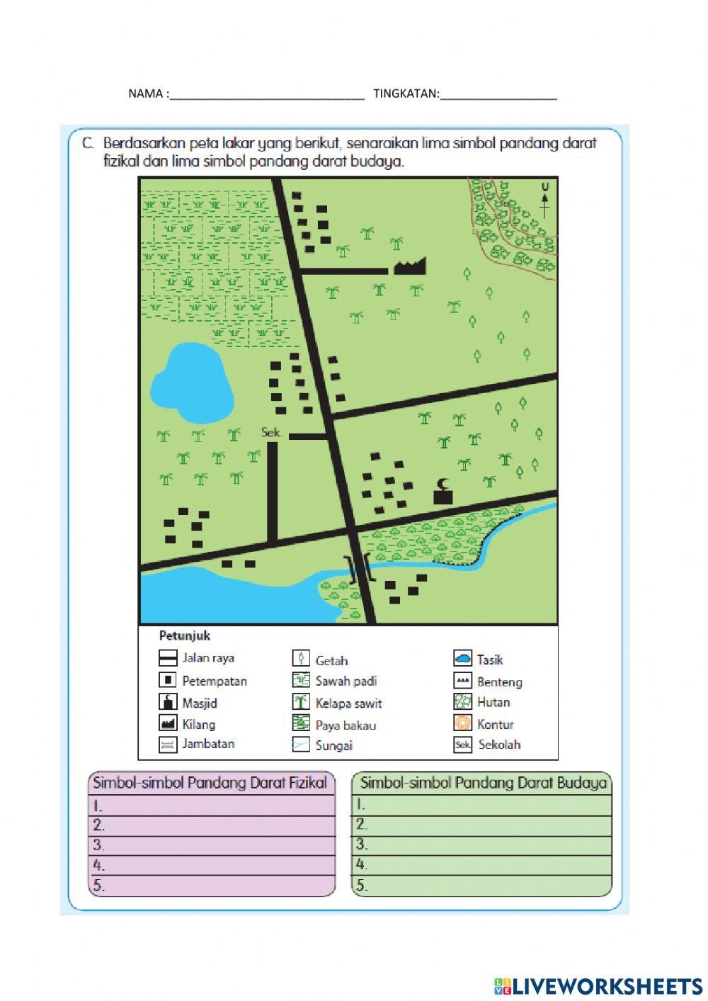peta lakar 2 online exercise for | Live Worksheets