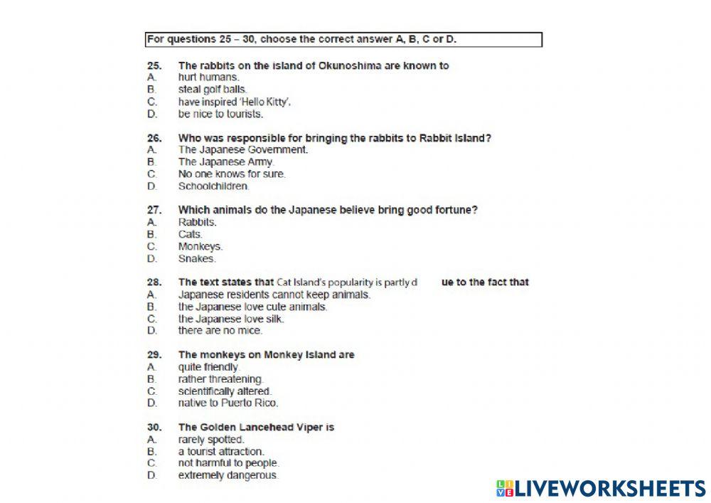 ESB B2 Reading May 2018 1198094 | MissMary2 | Live