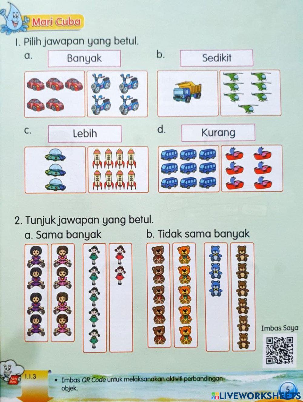 Matematik ppki activity for 2 | Live Worksheets