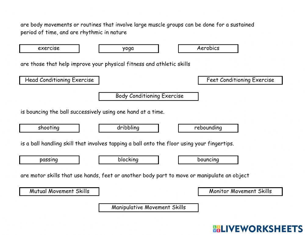 MAPEH - 3RD GRADING REVIEWER 2 - GRADE 3 online exercise for | Live ...