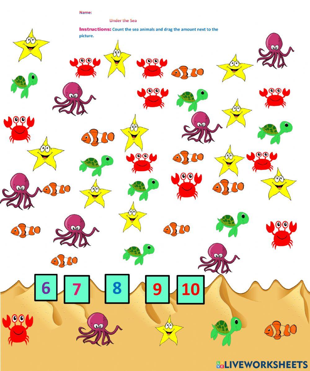 Counting Sets interactive worksheet | Live Worksheets