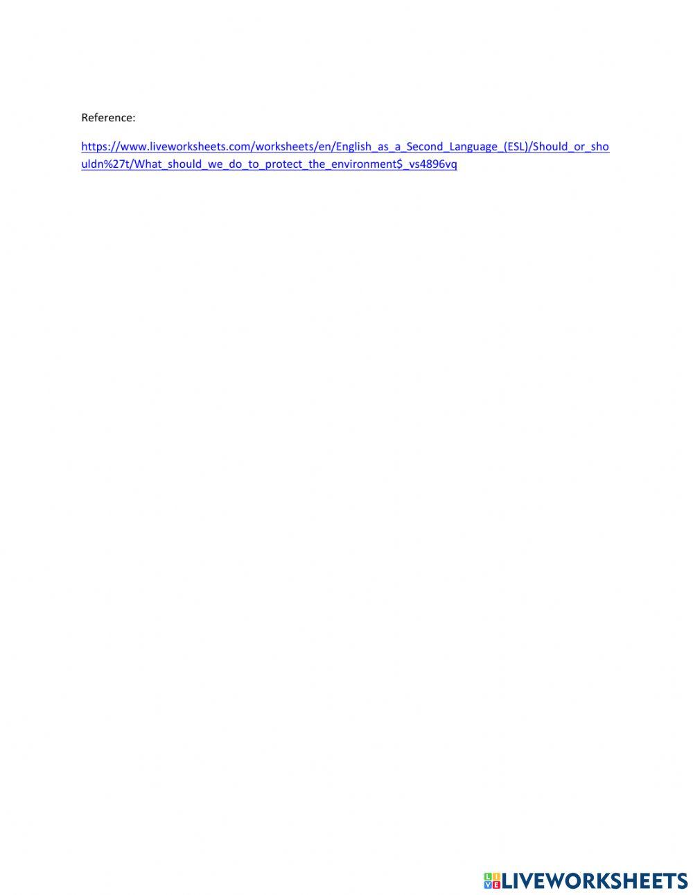 Interactive handout by Katrina Grace Cuarto worksheet | Live Worksheets