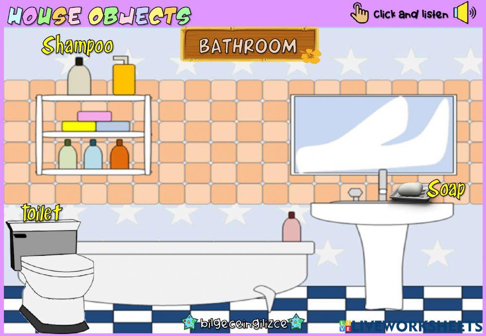 House Objects(A… | Free Interactive Worksheets | 728289