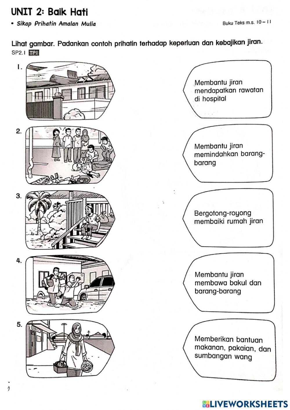 Baik Hati exercise | Live Worksheets