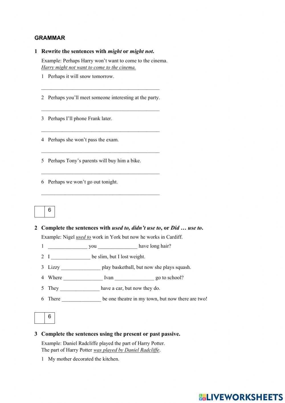 New English File 3rd edition pre-intermediate unit 10