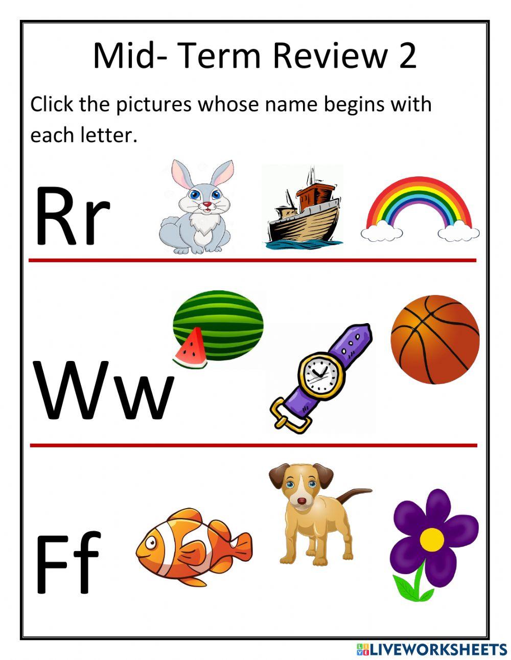 730331 | Midterm Review 2 | ShellyC | LiveWorksheets