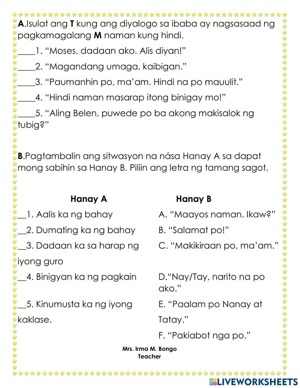 731345 | Pagpapakita ng Paggalang | irmabongo