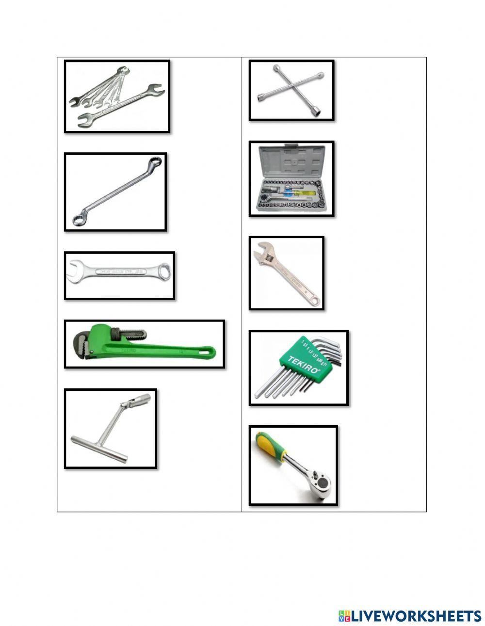 Lks alat bengkel worksheet | Live Worksheets