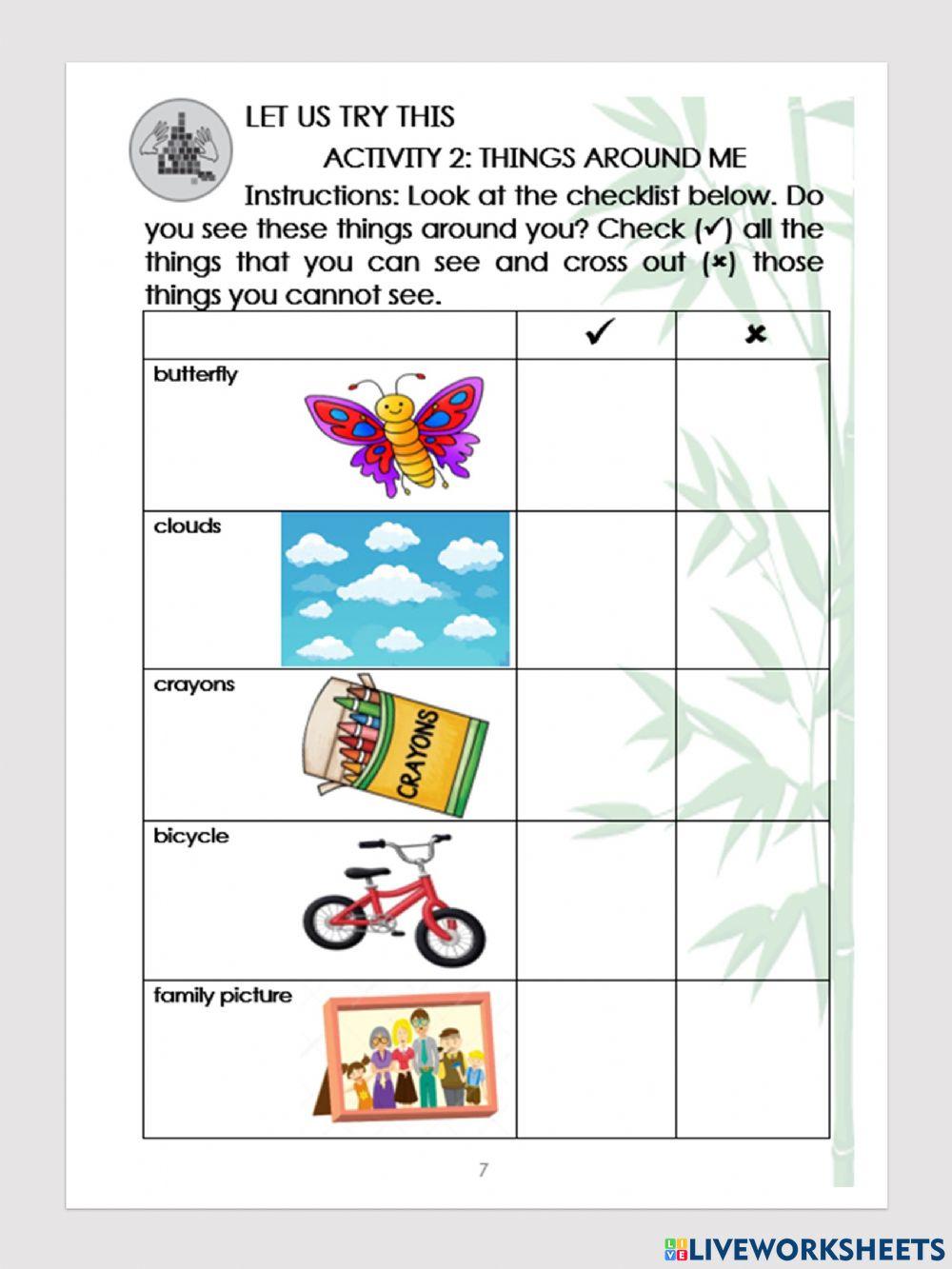 Things Around Me Worksheet Live Worksheets things-around-me-worksheet-live-worksheets