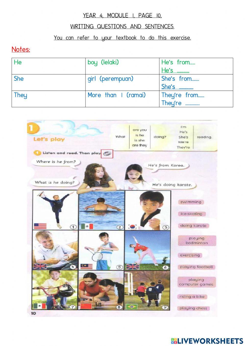 Yr4, module 1, page 10 732030 | AZIEZAH | Live