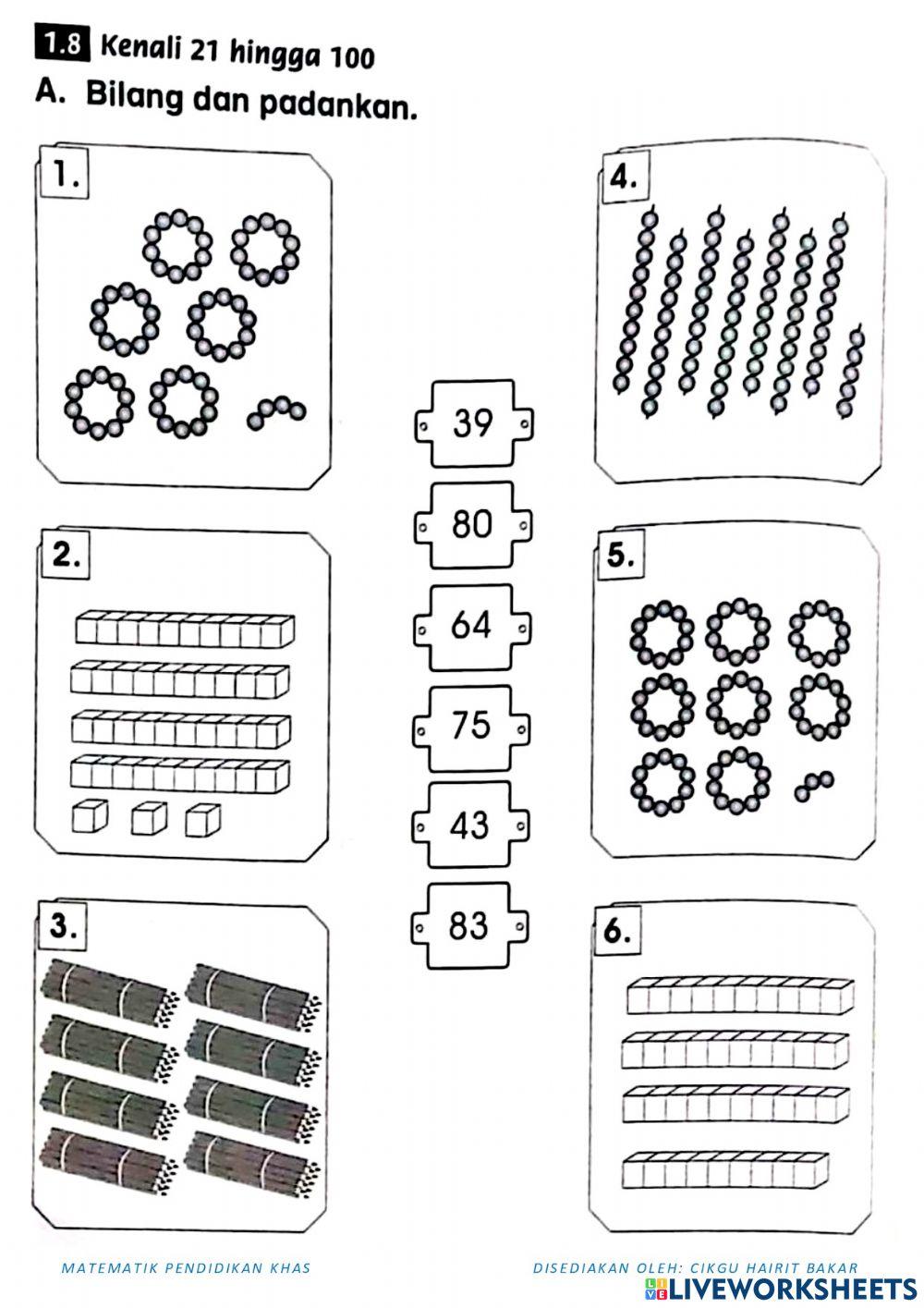 Matematik ppki online activity for 3 | Live Worksheets