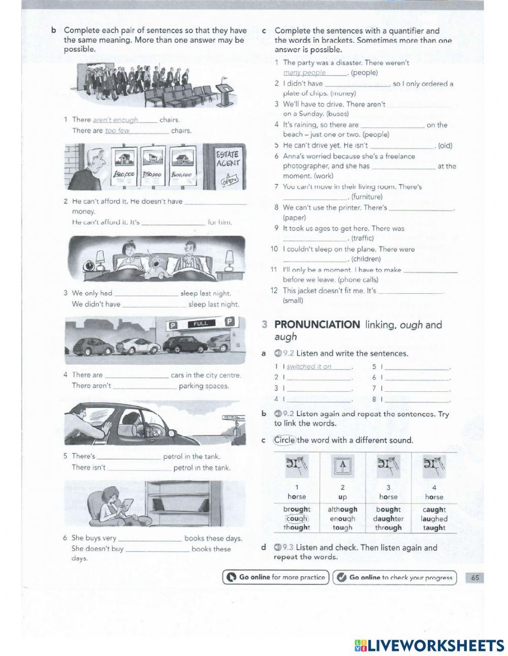 9B ENGLISH FILE INTERMEDIATE online exercise for | Live Worksheets