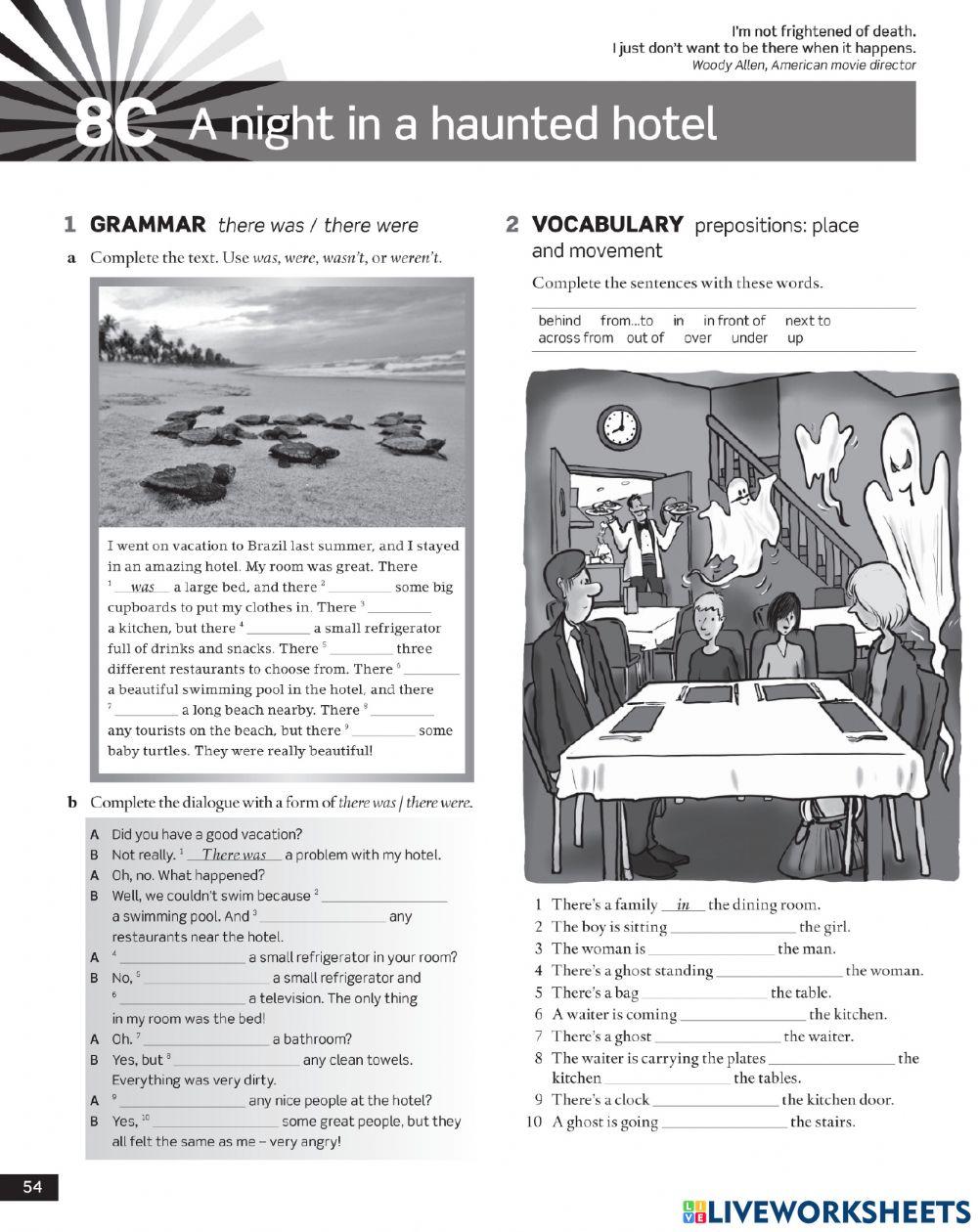 File 8C Workbook practice-Grammar and Vocabulary online exercise for | Live Worksheets