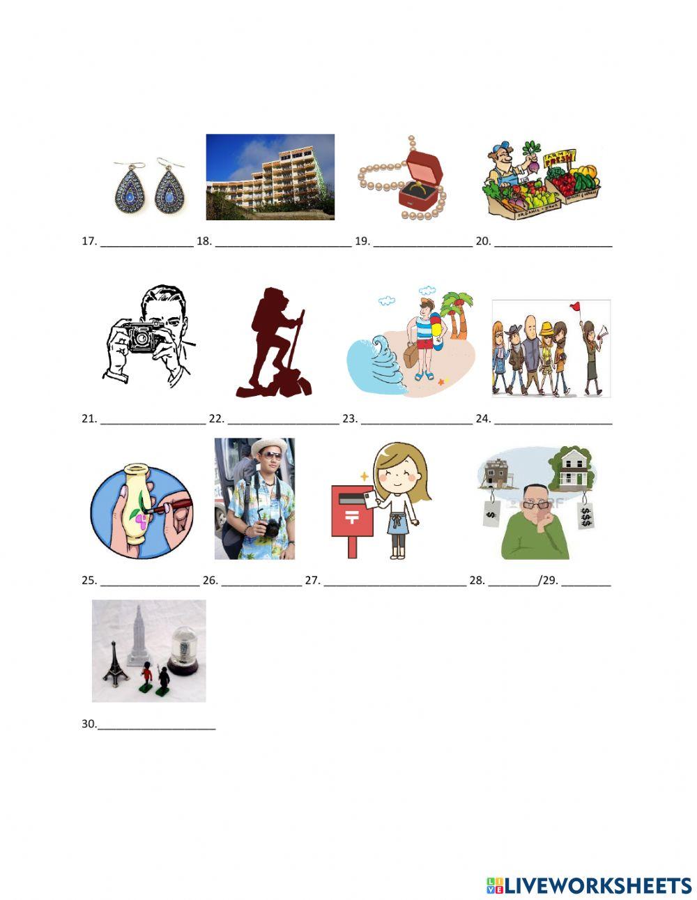 Vacation Vocab 734651 Miriam Uffelman Liveworksheets