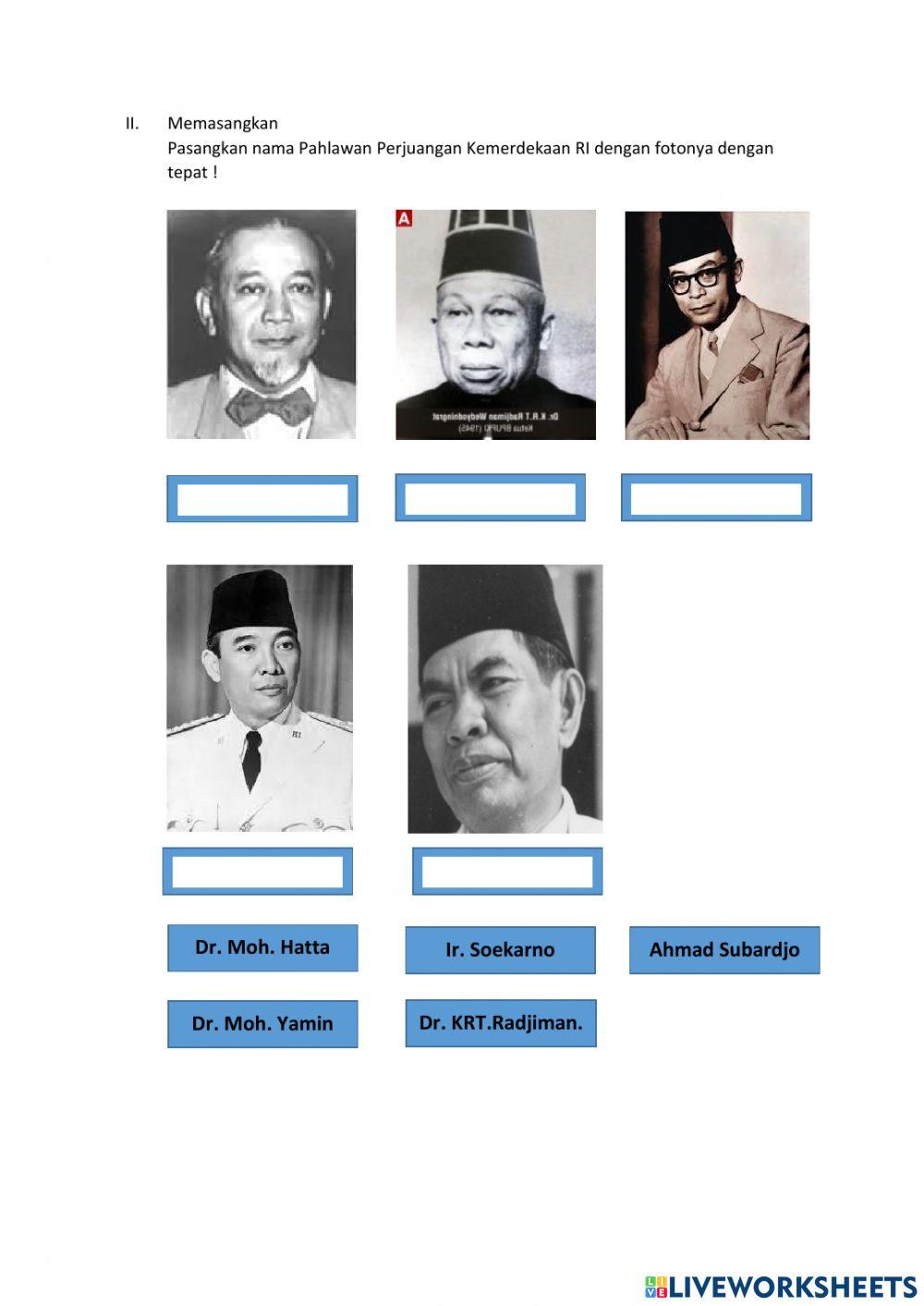 PG dan Memasangkan worksheet | Live Worksheets